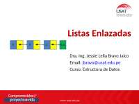 Listas enlazadas Tema 6 - Docsity