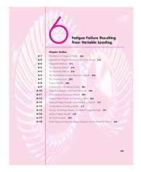 Fatigue Failure Resulting from Variable Loading | Mech Eng Design Ch.6 - Docsity