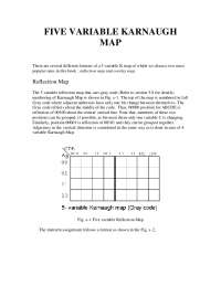 Five Variable Karnaugh Map - Conceptual Map - Docsity