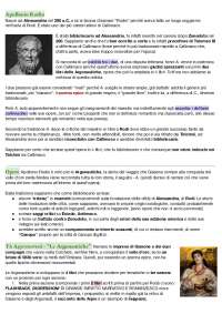 Apollonio Rodio, vita, opere e approfondimento sulle Argonautiche - Docsity
