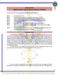 Electrical Laboratory - Docsity