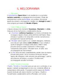 Il melodramma (che cos'è, quali sono le sue parti, le voci, mestieri) | Appunti di Storia della ...