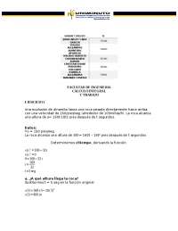 Calculo diferencial e integral - Docsity