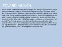 Edvard Munch Vita Opere Tutte - Docsity