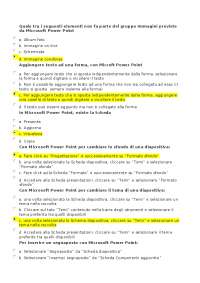 Eirsaf full - Modulo 9 - Gestione delle presentazioni - Docsity