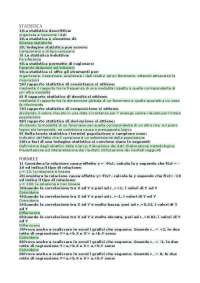 Prova esame Pegaso Statistica - Docsity