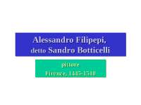 Powerpoint su Botticelli - Docsity