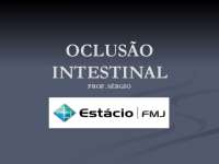 Trabalho oclusao intestinal - Docsity