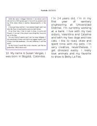 Ingles pronombres she he - Docsity