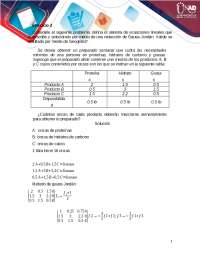 Algetra ejercercio tres - Docsity