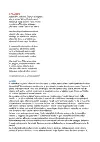Appunti poesia "I Pastori" D'Annunzio - Docsity
