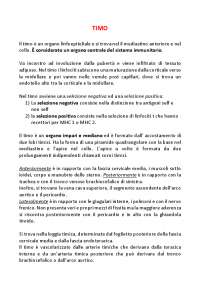 Timo, macroscopica e microscopica - Docsity
