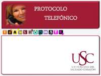 Protocolo telefónico - Docsity