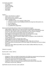 Conceptos básicos angular | Apuntes de Programación Javascript - Docsity