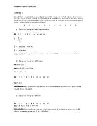 PRACTICAS DE ESTADISTICAS | Ejercicios de Estadística - Docsity