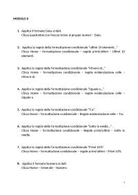 Domande e Risposte esame finale eipass 7 moduli (modulo 6) - Docsity