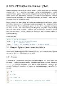 Aprenda Python de forma fácil - Docsity