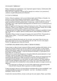 RIASSUNTO SU PLOTINO - FILOSOFIA | Dispense di Filosofia Greca | Docsity