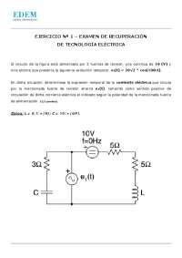 EXAMEN TECNOLOGÍA ELECTRICA - Docsity