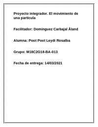 Proyecto integrador - Docsity