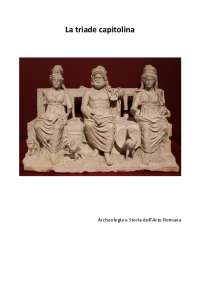 La triade Capitolina - Docsity
