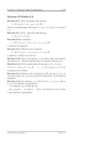 Esercizi di complementi di matematica - Docsity