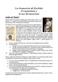 Euclide e gli Elementi - Docsity