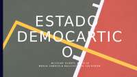 Tipos de estado: Estado democratico | Diapositivas de Derecho - Docsity