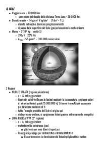 Geologia - Il Sole, Struttura interna della Terra, Deriva dei Continenti - Docsity