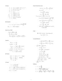 General Physics II Final Exam Cheat Sheet - Docsity