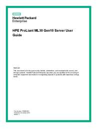 Hpe proliant server document - Docsity