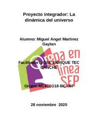 Modulo 14 Proyecto integrador - Docsity