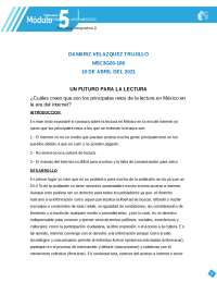 Actividad integradora 2 modulo 5 - Docsity