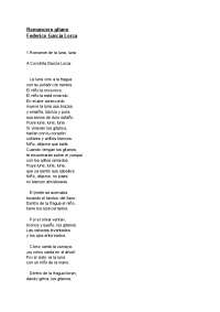 Romancero gitano PDF - Docsity