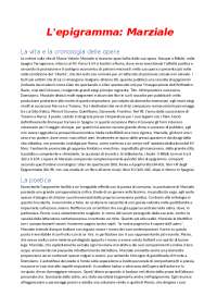 L'epigramma: Marziale - Docsity