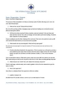 CAS project proposal - Docsity