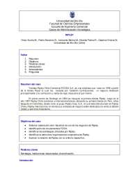 Caso para resolver de adm estrategica - Docsity