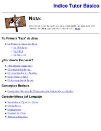 Tutorial de java basico - Docsity