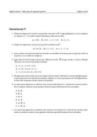 Algebra Lineal, espacios vectoriales - Docsity