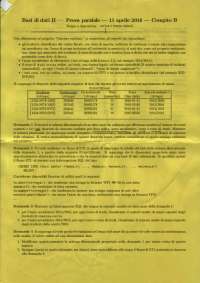 Prova di esame Basi di Dati 2 Roma Tre Paolo Atzeni - Docsity