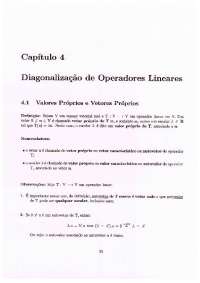 Capítulo 4 - Álgebra Linear - Docsity