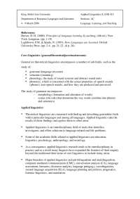 Chapter 1: Principles of language learning & teaching | Summaries Educational Psychology | Docsity