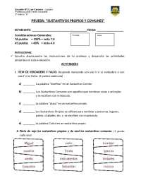 Prueba de lenguaje segundo basico | Exámenes de Lengua y Literatura ...
