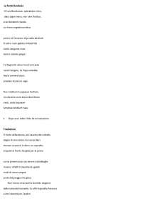 La fonte Bandusia latino - Docsity