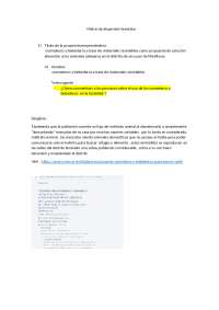 Matriz de dispersion tematica - Docsity