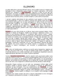 ARTE GRECA ELLENISTICA - Docsity
