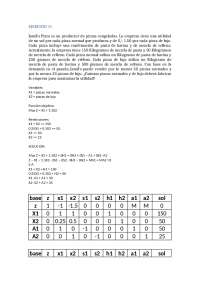 EJERCICIOS DE INVESTIGACION DE OPERACIONES - Docsity