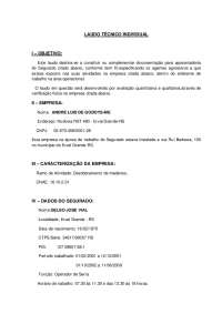 LTCAT laudo técnico de condições ambientais - Docsity