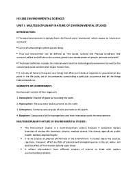 Natural Resources Notes - Docsity