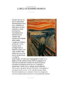 Dipinto L’urlo di Munch - Docsity